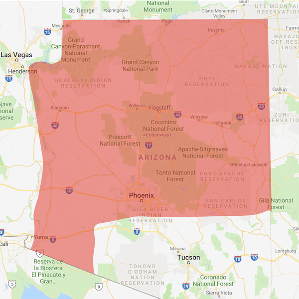 Our Arizona Service Area | Arizona Foundation Solutions